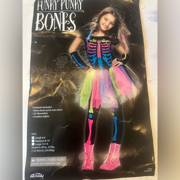Costumes | Funky Punky Bone Youth Halloween Costume | Poshmark